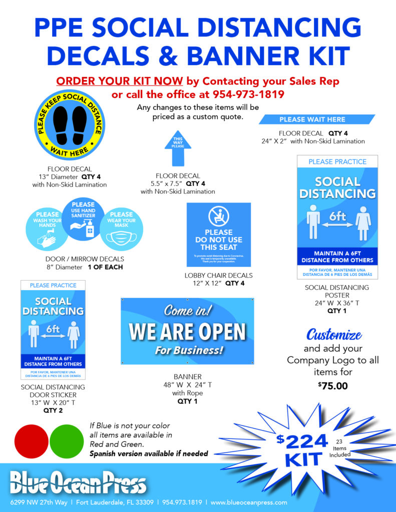 COVID 19 Safety Promotional Products - BlueOceanPress